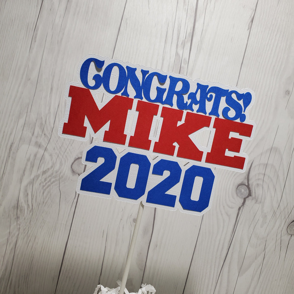 Graduation Name Cake Topper| Nepheryn Party