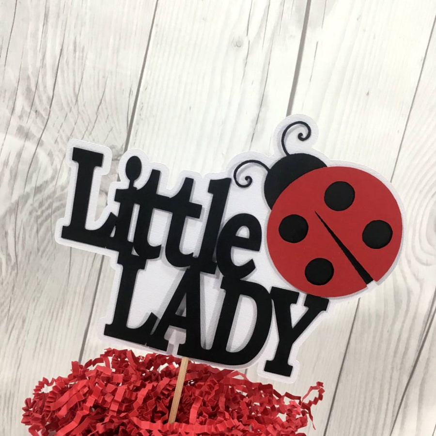 Little Lady Ladybug Cake Topper| Nepheryn Party