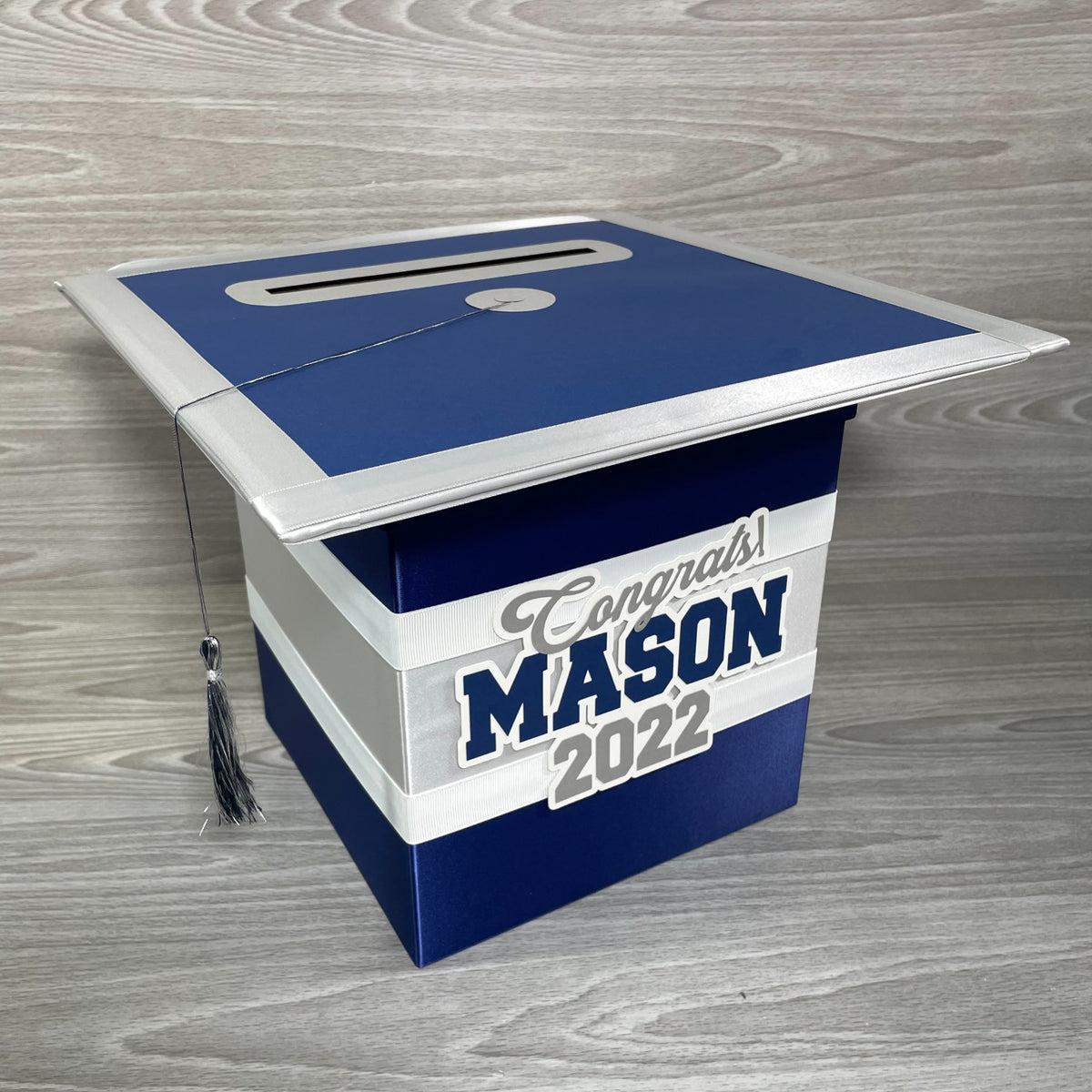 Dark Navy Style 1 Graduation Card Box| Nepheryn Party