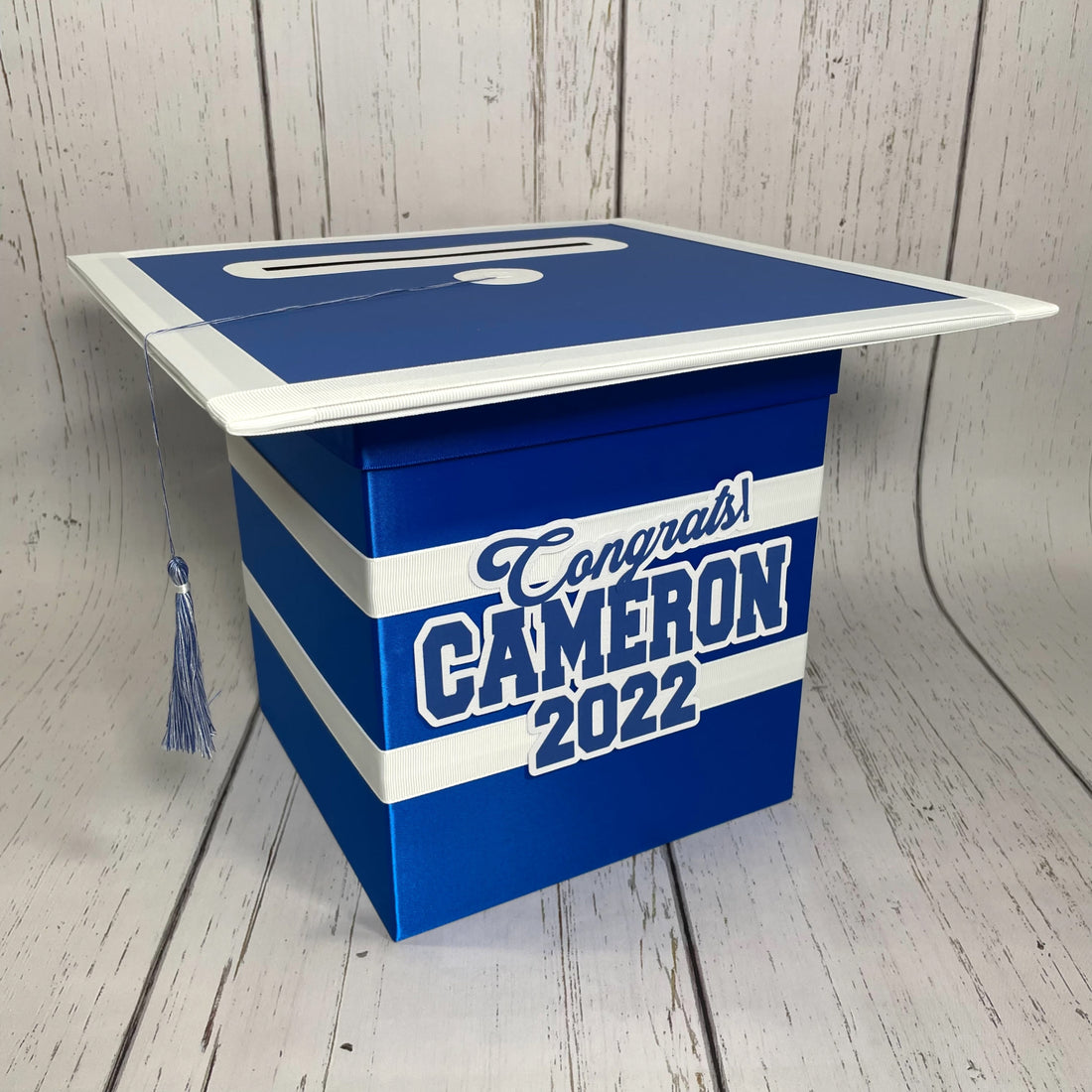 Royal Blue Style 2 Grad Card Box| Nepheryn Party